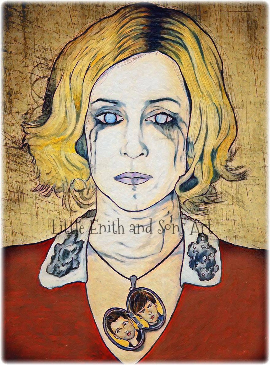 Norma Louise Bates the Bates Motel Art Print - Etsy