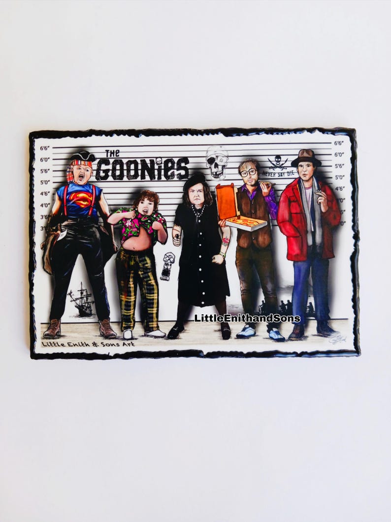 The Goonies - the Fratellis and Chunk Lineup Magnet, Sticker and Art ...