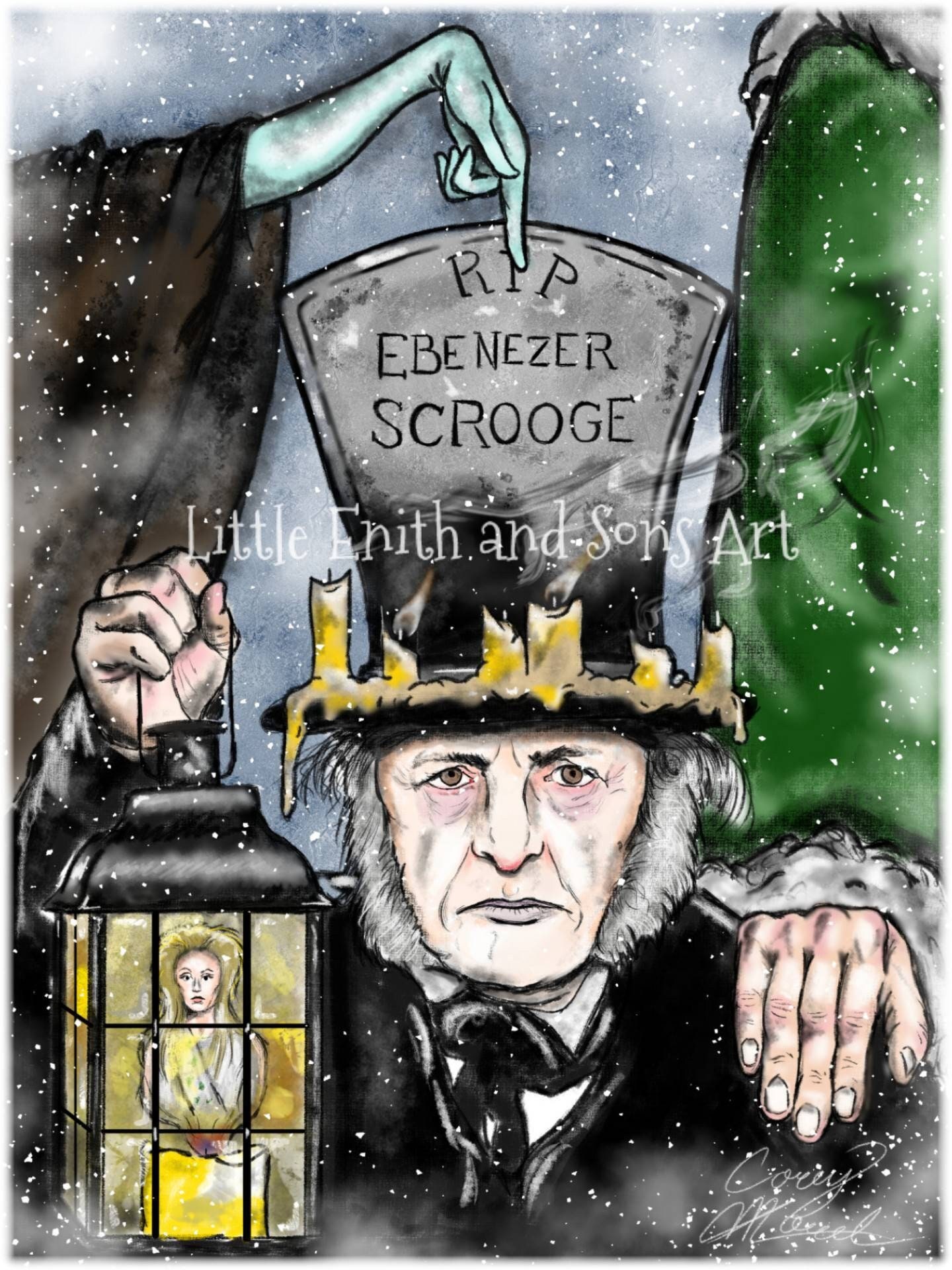 Ebenezer Scrooge Drawing