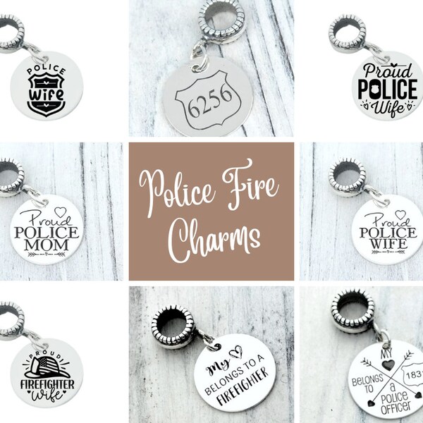 Firefighter Charm - Etsy