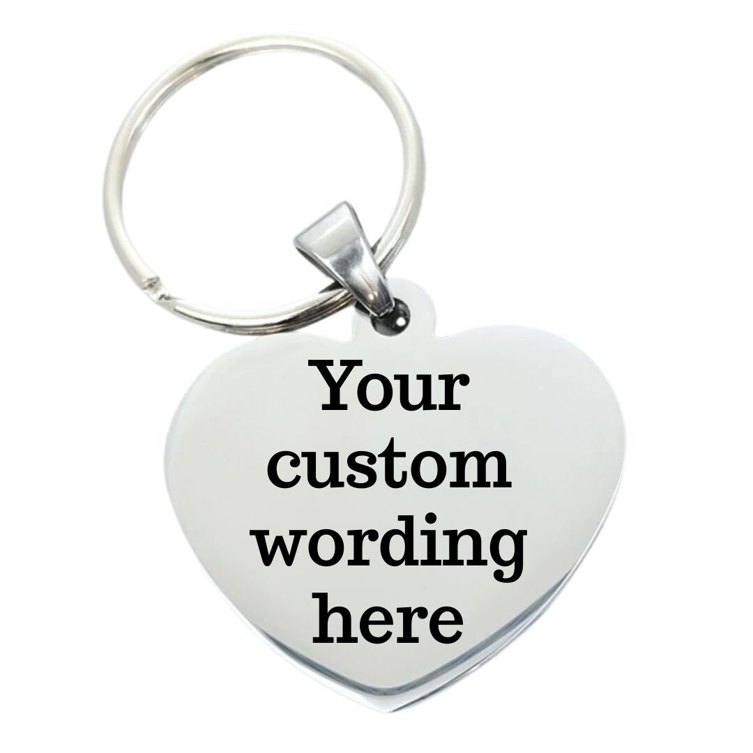 Your Custom Wording Words Saying Phrase Heart Shaped Personalized ...