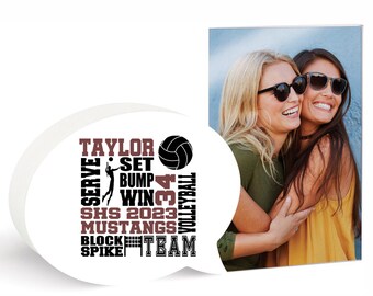 Volleyball Picture Frame Keepsakes - Etsy