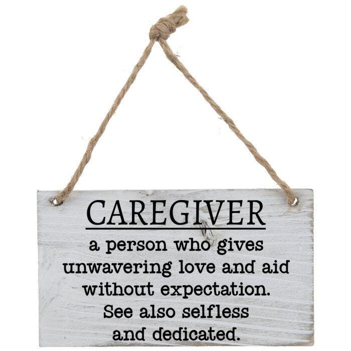 Caregiver Definition Sign Sitter Multiple Sizes Choose From Great Gift ...