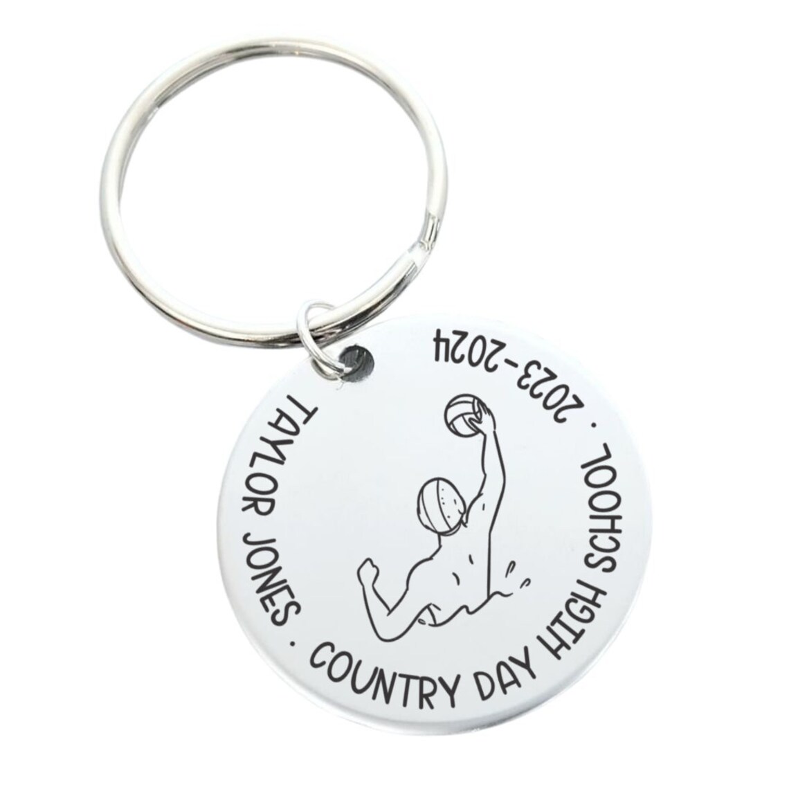 Water Polo Team Player Personalized Key Chain End of the Season Senior ...