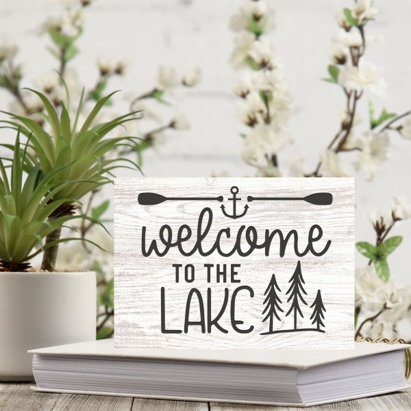 Vertical Lake Sign - Etsy