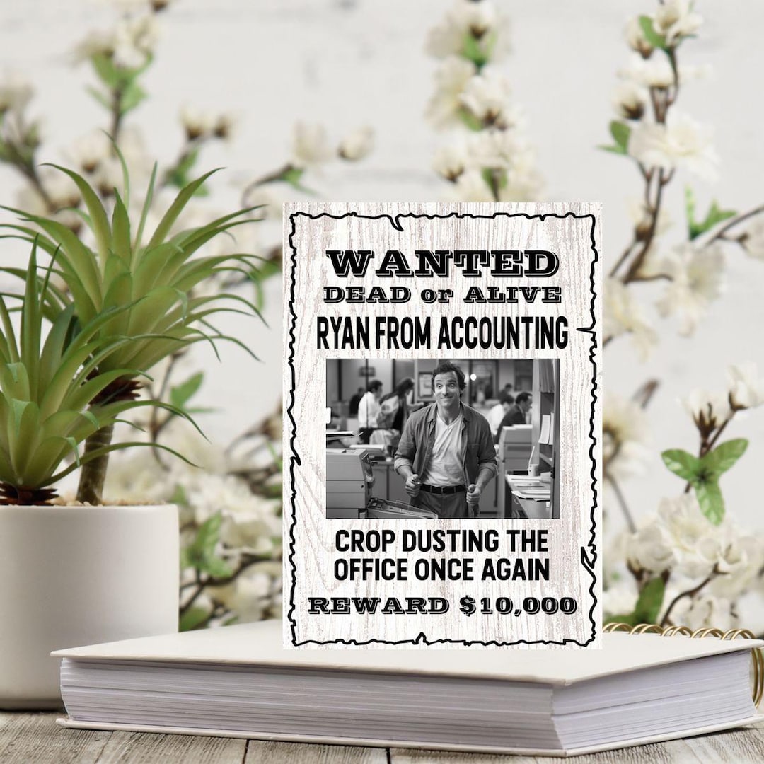 Funny Personalized Wanted Poster With Actual Photo Sign or Shelf Sitter ...