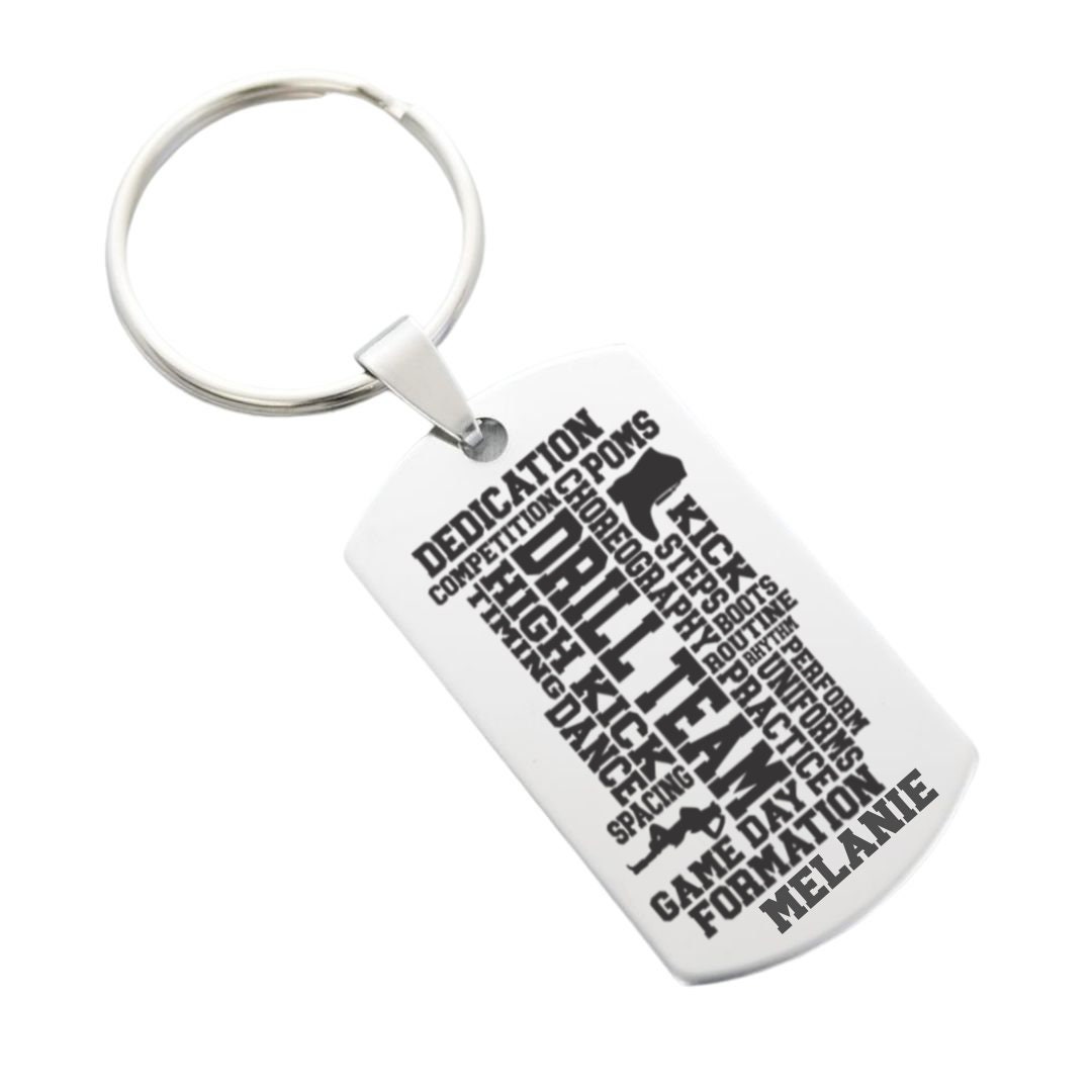 Personalized Drill Team Key Chain Senior Night End of the Season Awards ...