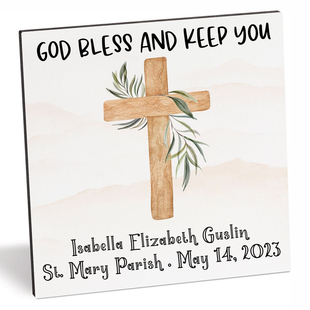 God Bless and Keep You First Communion Baptism Confirmation ...