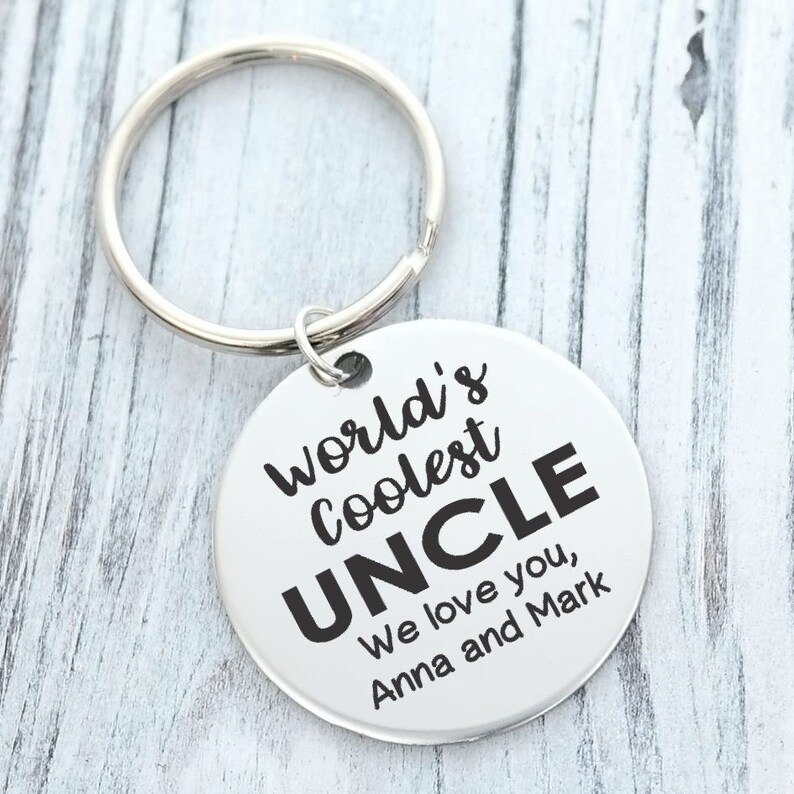 World's Coolest Uncle Custom Personalized Key Chain - Etsy