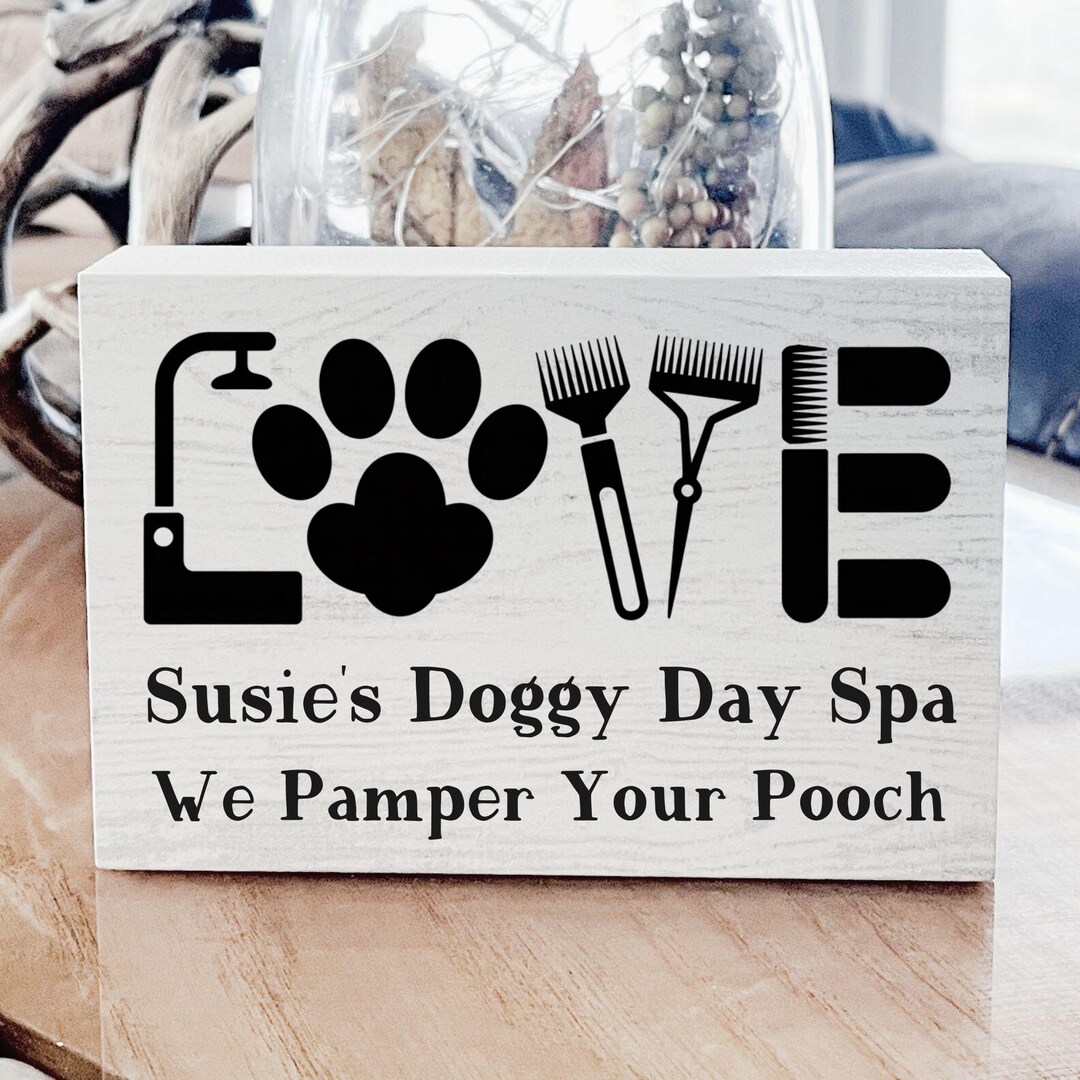 Personalized Dog Pet Groomer Love Sign Great Thank You Appreciation for ...