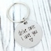 Actual Handwriting Personalized Key Chain Engraved ROUND Can Be Hand ...