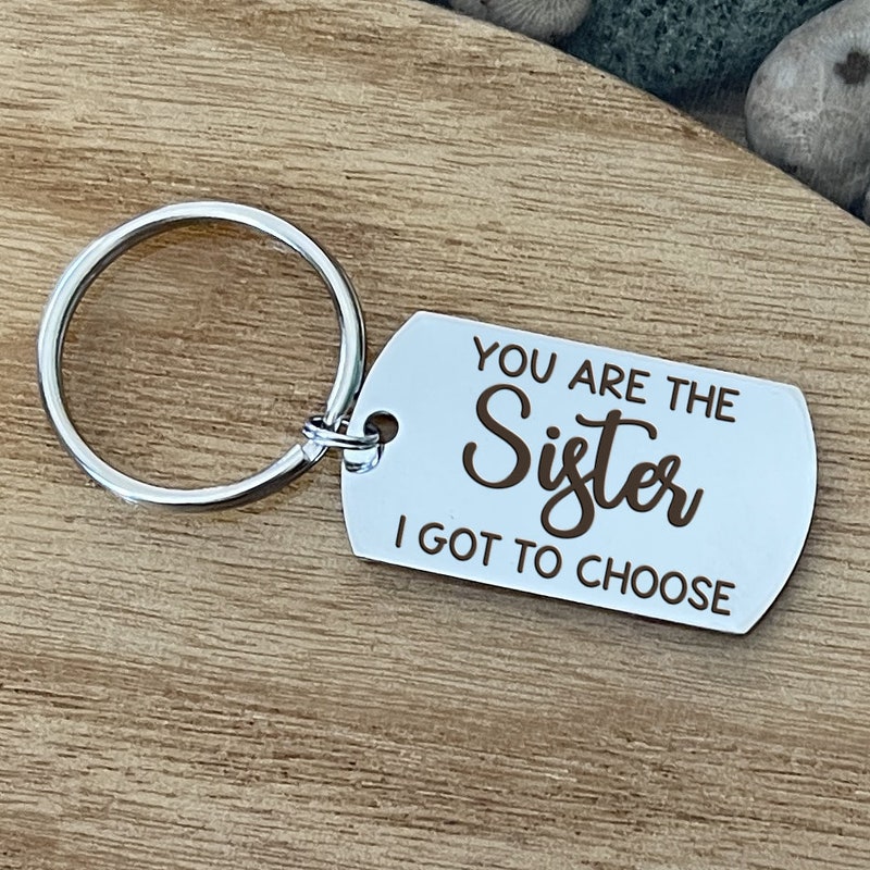Sister Key Chain - Etsy
