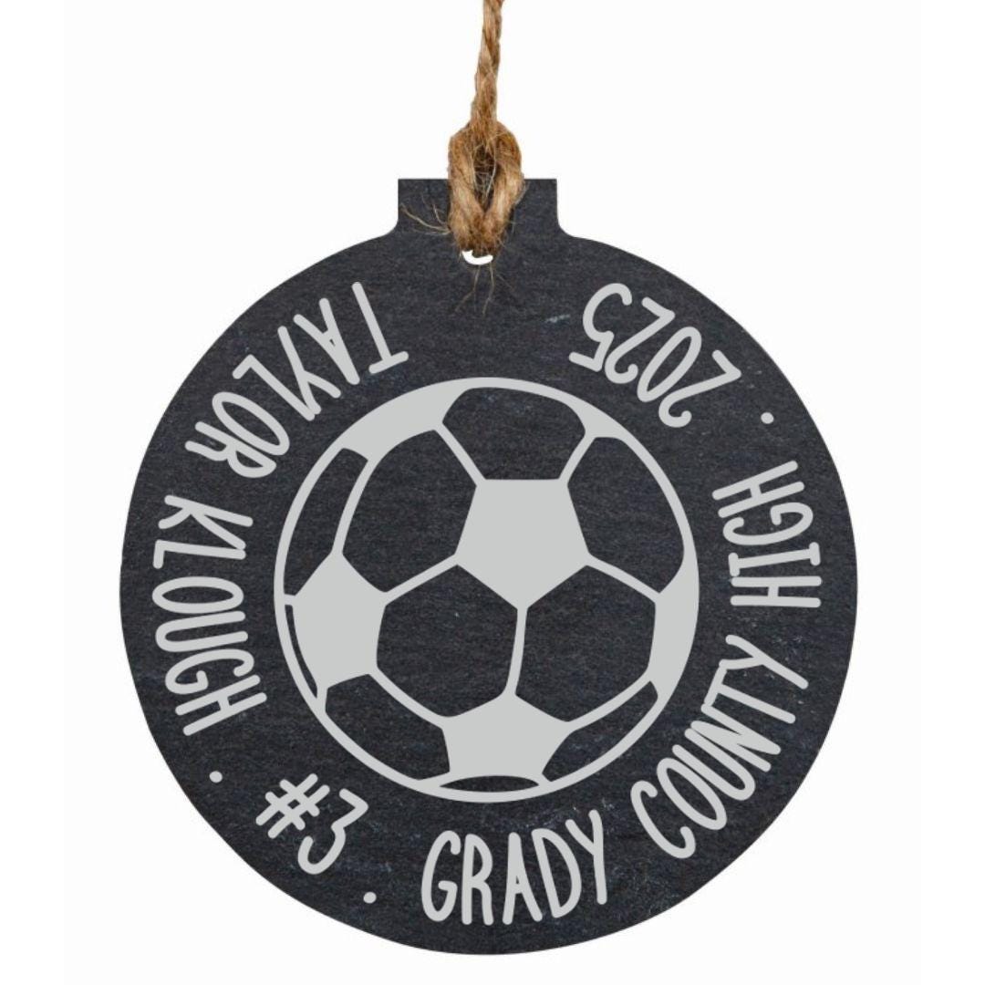 Personalized Soccer Futsal Team Player Slate Ornament Great Gift for ...