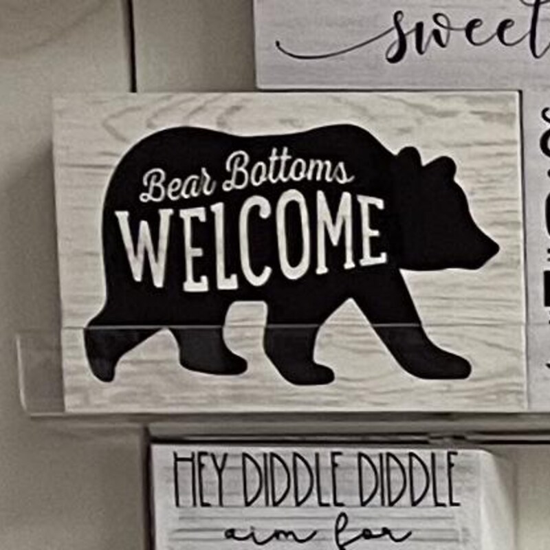 Bear Bottoms Welcome - Etsy