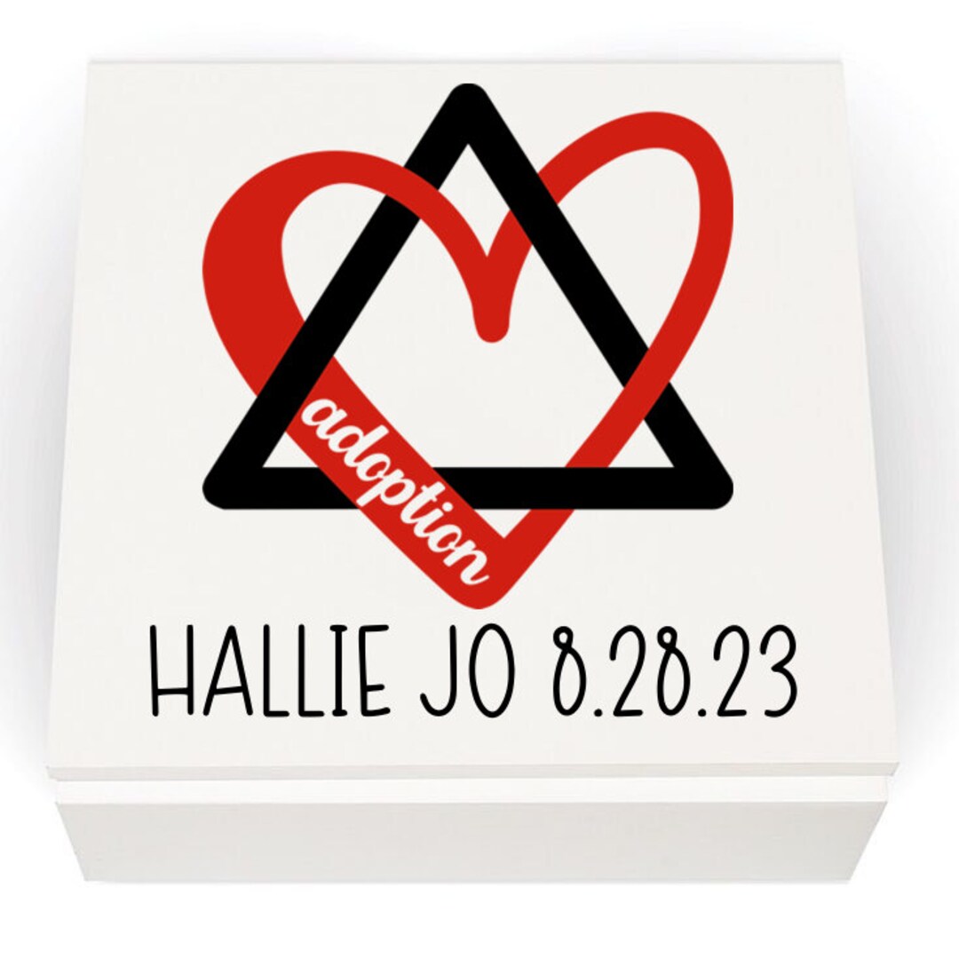 Adoption Symbol Red and Black Mother Son Daughter Gotcha Day - Etsy