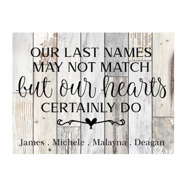 Two Last Names - Etsy