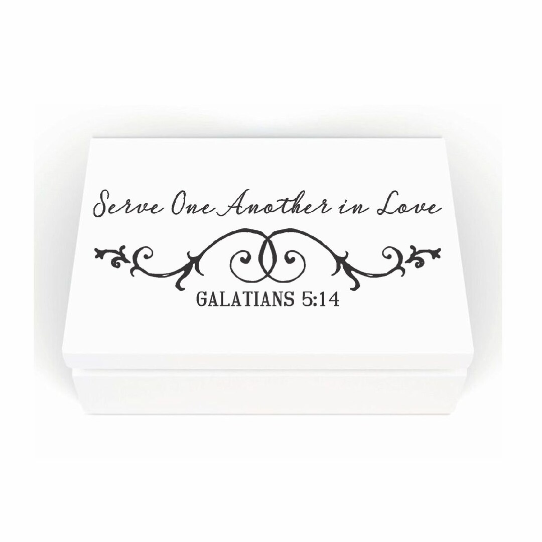 Any Bible Verse Passage Personalized Engraved Custom White Box Prayer ...