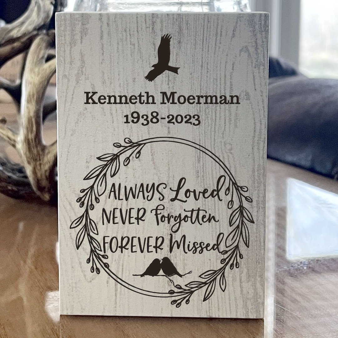 Personalized Always Loved Never Forgotten Forever Missed Birds Sympathy ...
