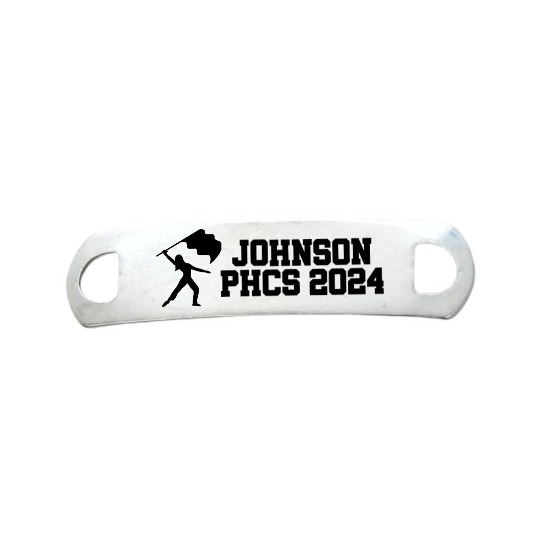 Personalized Flag Corps Color Guard Shoe Lace Tag Sneaker Shoelace ...