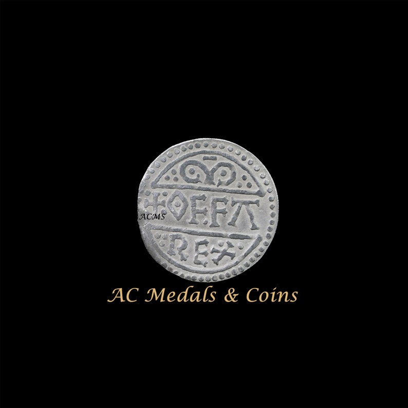 King Offa of Mercia Penny Anglo-saxon Copy Coin Solid Sterling Silver ...