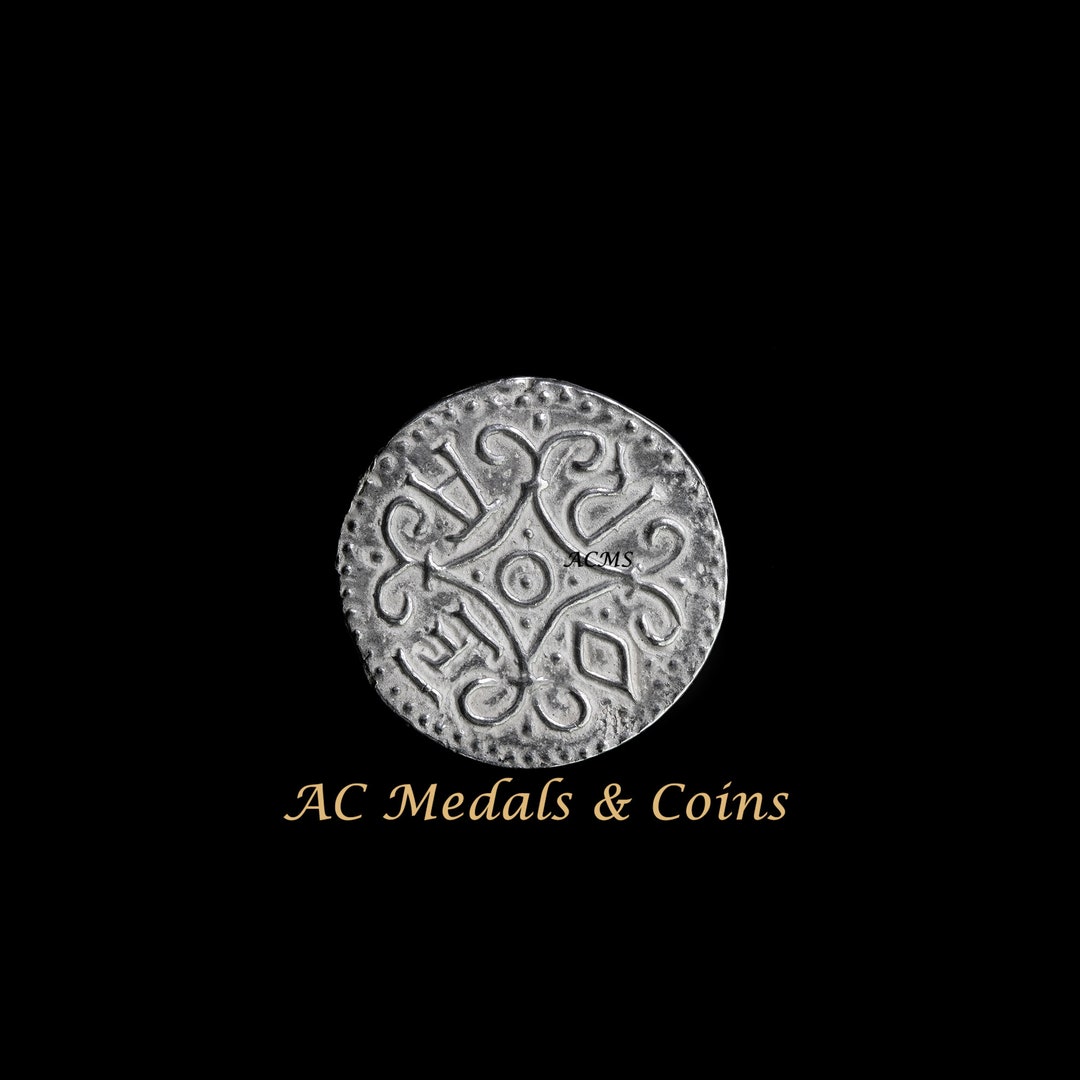 King Offa of Mercia Penny Anglo-saxon Copy Coin Solid Sterling Silver ...