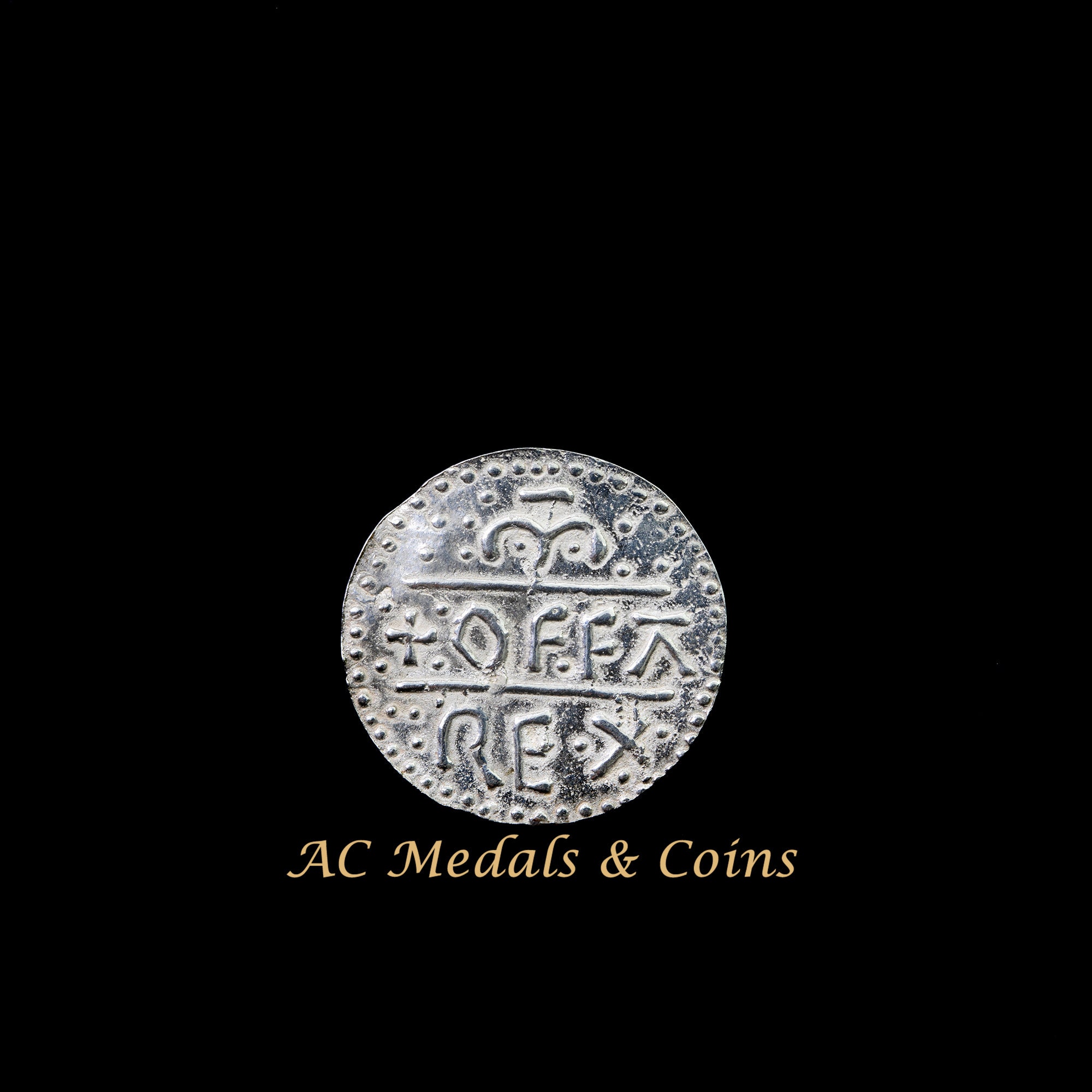King Offa of Mercia Anglo-saxon Penny Copy Coin Solid Sterling | Etsy