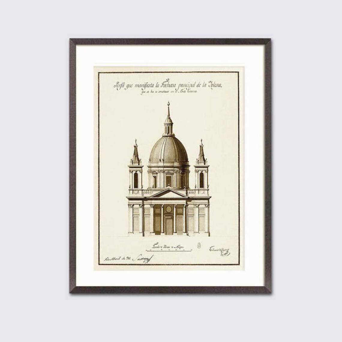 9 Architecture prints. Drawings Architecture Classic home | Etsy
