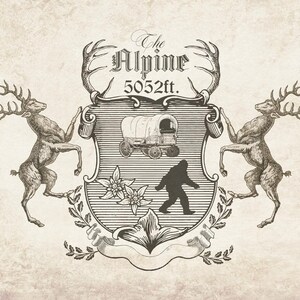 CUSTOM Family Crest-wedding Crest-surname Coat of Arms BIG CREST Home ...