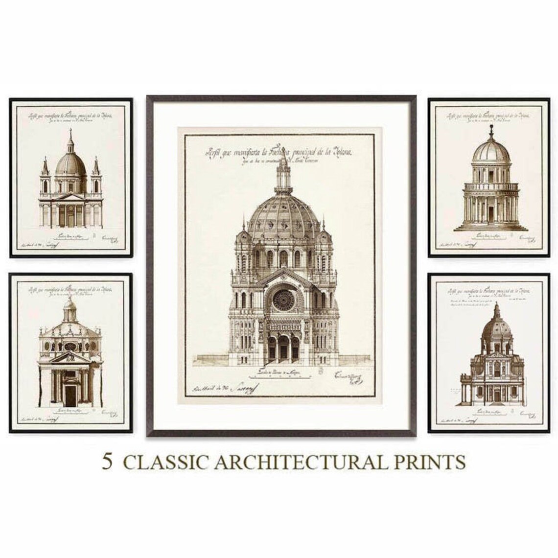 Architecture Art Prints Classic Architectural Prints - Etsy
