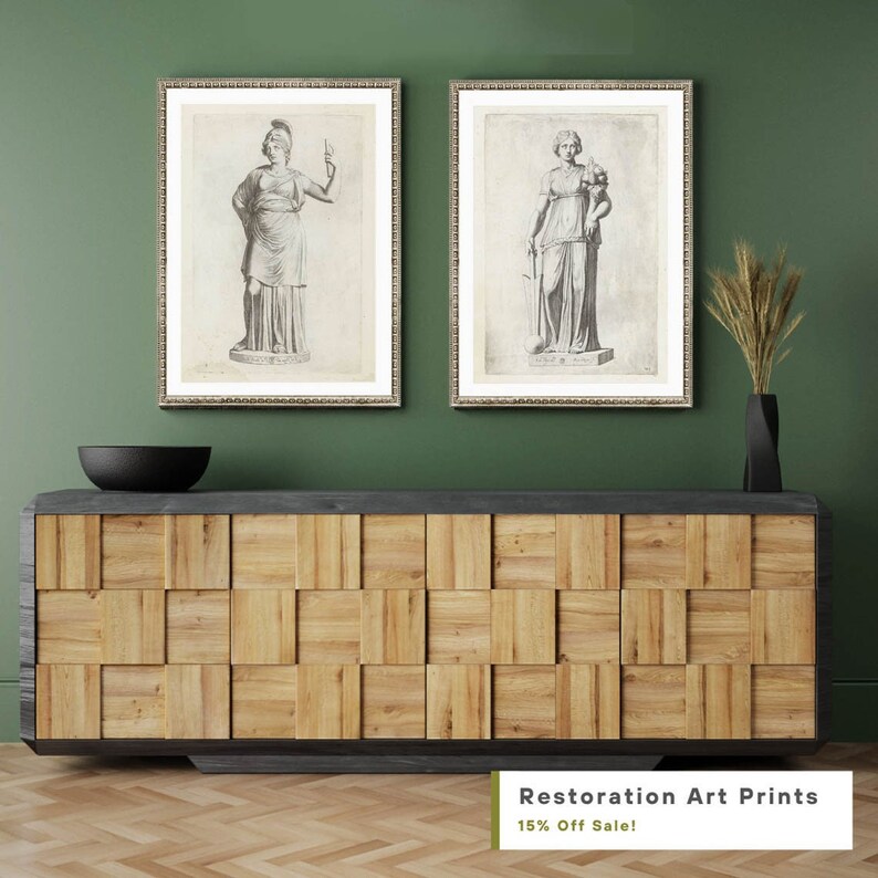 Ancient Roman Figures Sketch 2 Set Figures Neoclassical Art - Etsy