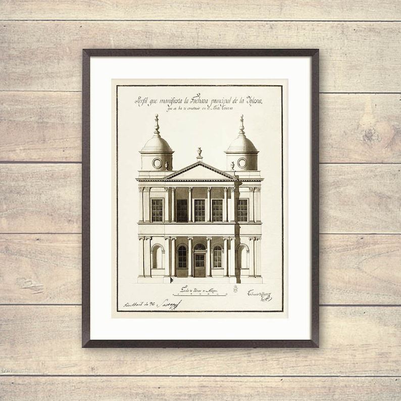 Classic Architecture Prints, Vintage Decor, Set of 6 (11x14 Inch) - Etsy