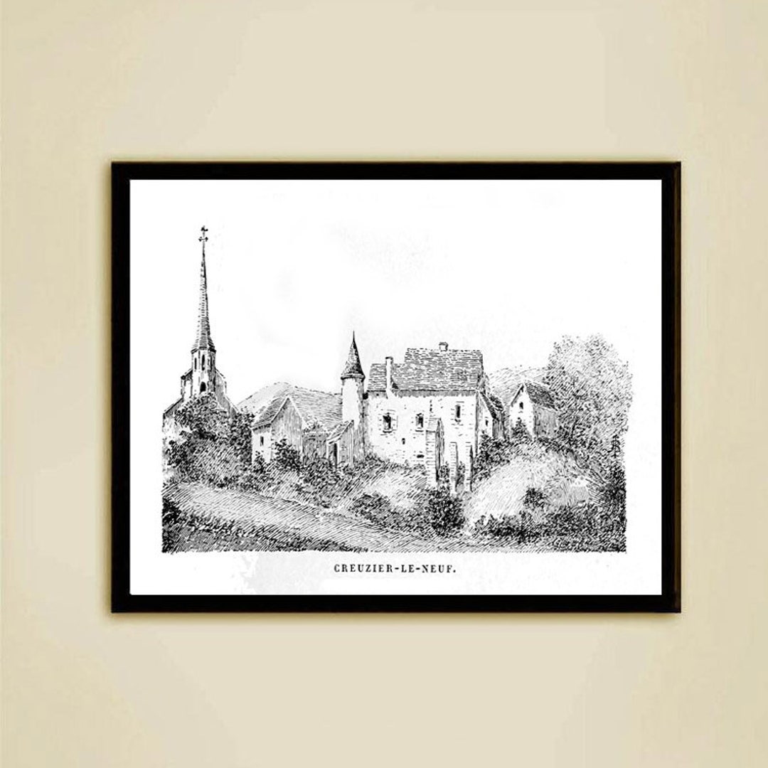4 Set Vintage Drawing Art Prints. European Architectural - Etsy