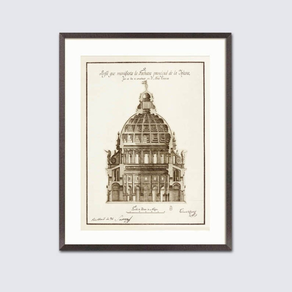 9 Architecture Prints. Drawings Architecture, Classic Home Decor ...