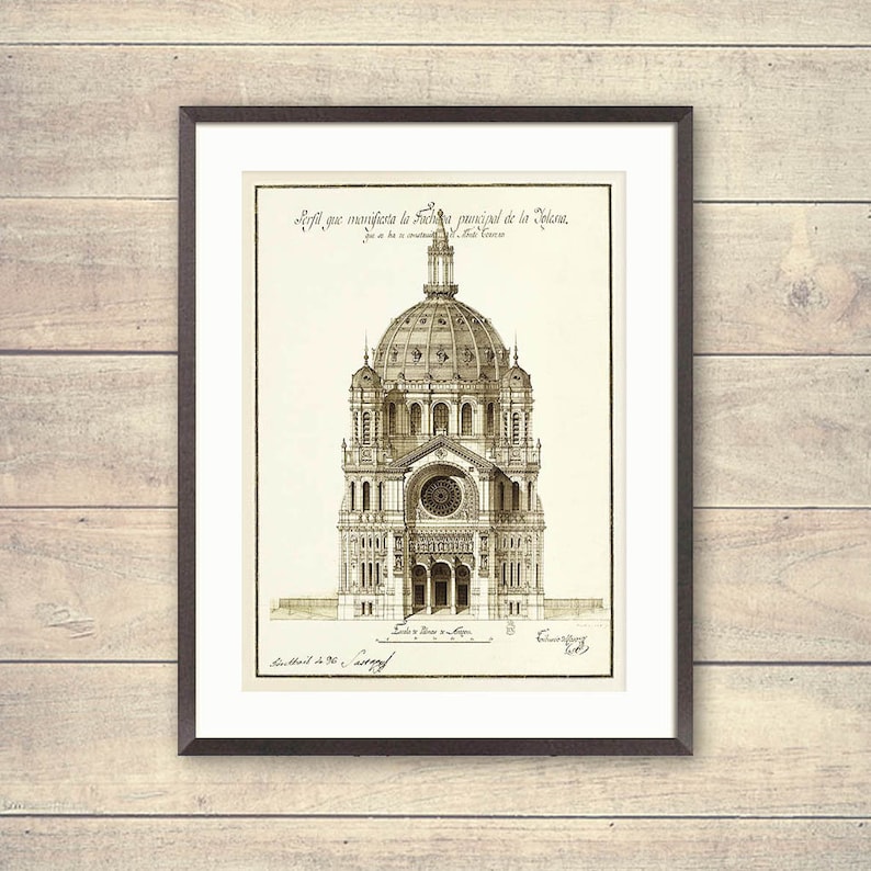 Classic Architecture Prints, Vintage Decor, Set of 6 (11x14 Inch) - Etsy