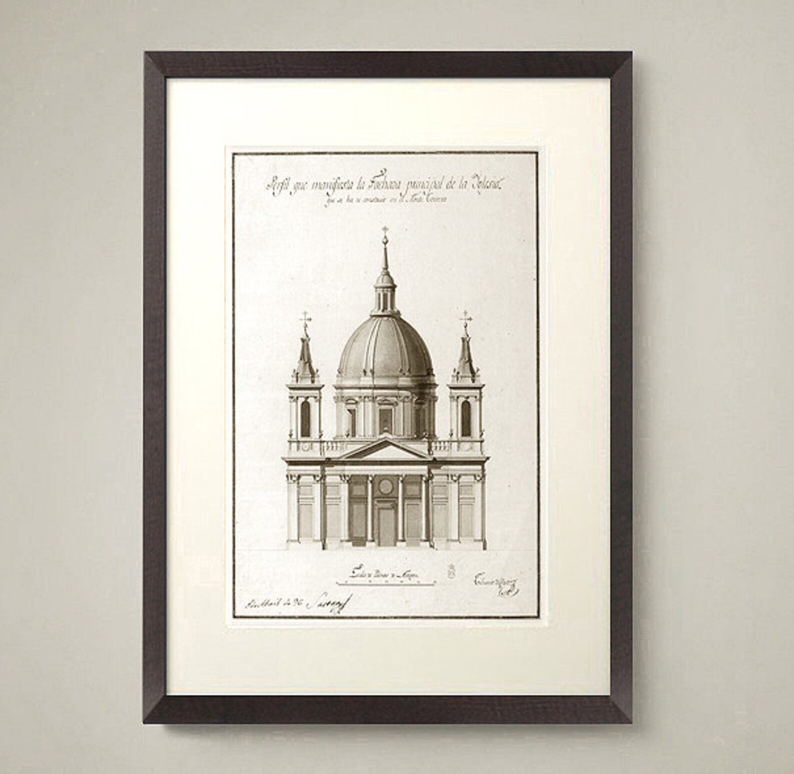 Large Classic Architecture Art Prints 4 Set.architectural | Etsy