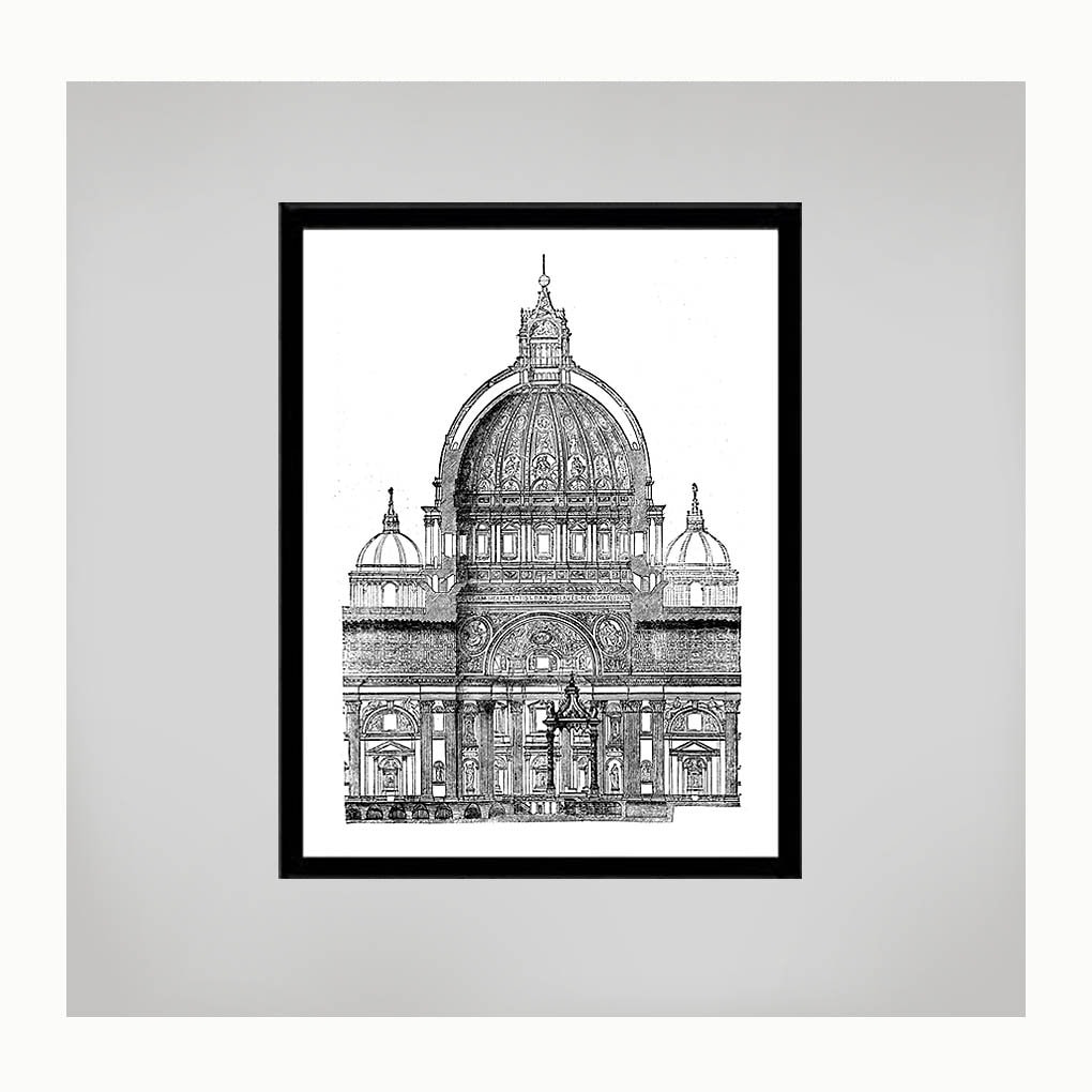 3 Set Architectural Art Prints Architecture Drawing Roman | Etsy