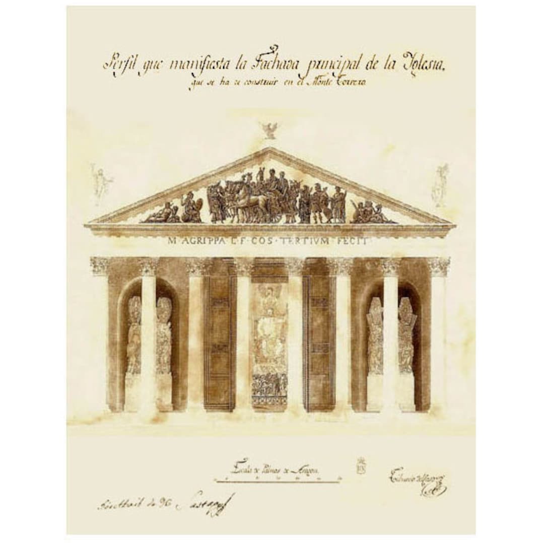 4 Set Classic Architecture Art Prints. Architectural Decor for Any Room ...