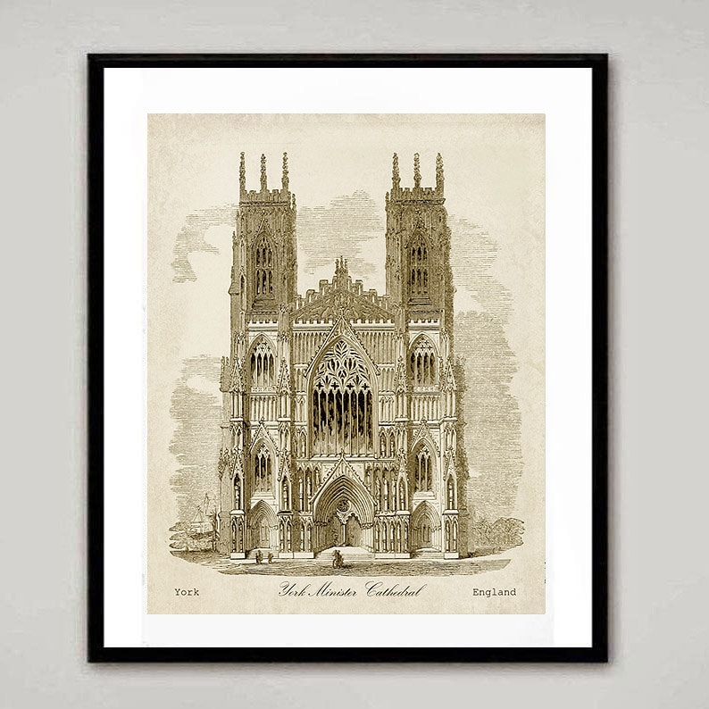 Vintage Cathedral Architecture Prints, Set of 6, Housewarming Gift - Etsy