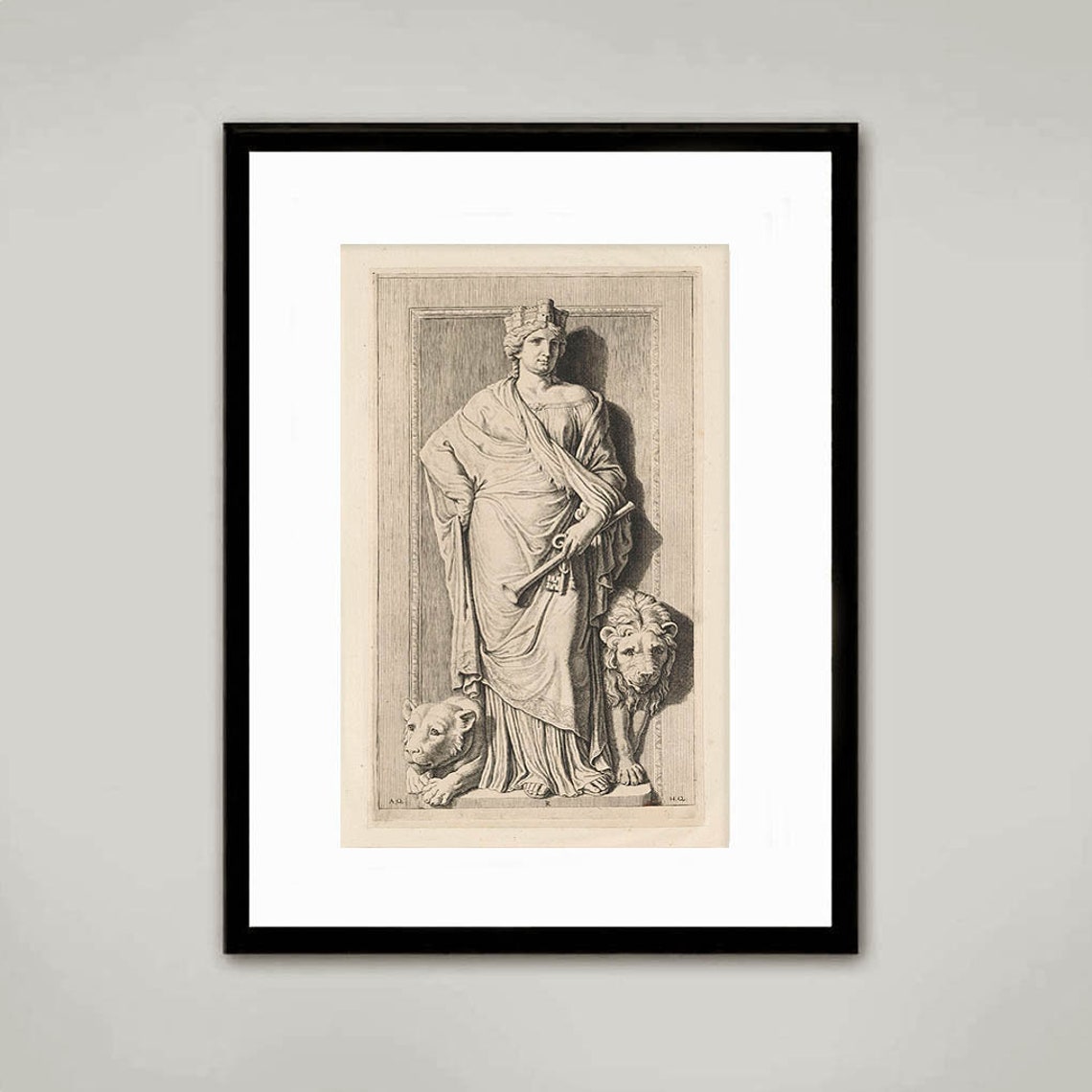 Greek and Roman Figures Engravings, Neoclassical Art Prints, Set of 6 ...