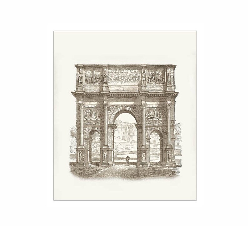 Architecture Print 4 Set. Architectural Drawings. European ...