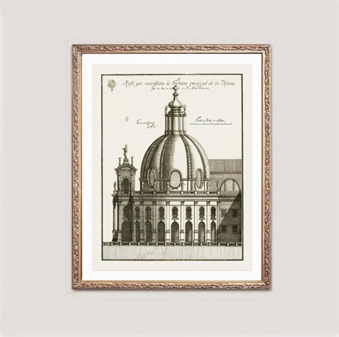 4 Set Architectural Art Prints, Architecture Drawing, Roman ...