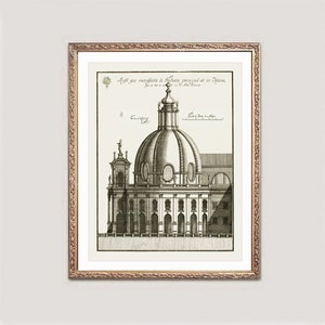 4 Set Architectural Art Prints, Architecture Drawing, Roman ...