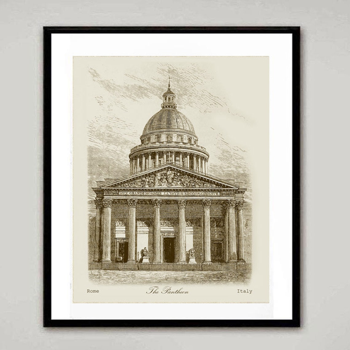 Classic Architecture Drawings 2 Set Architectural Prints - Etsy