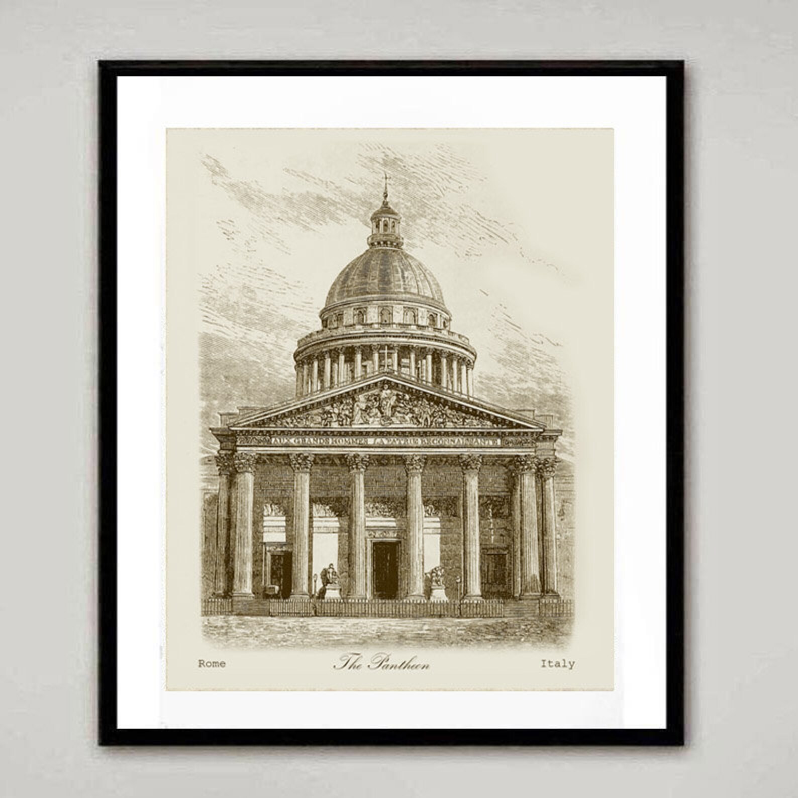Classic Architecture Drawings 2 Set Architectural Prints - Etsy
