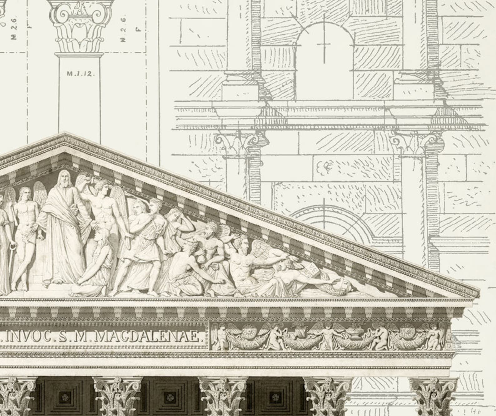 3 Set Architectural Art Prints Architecture Drawing Roman - Etsy