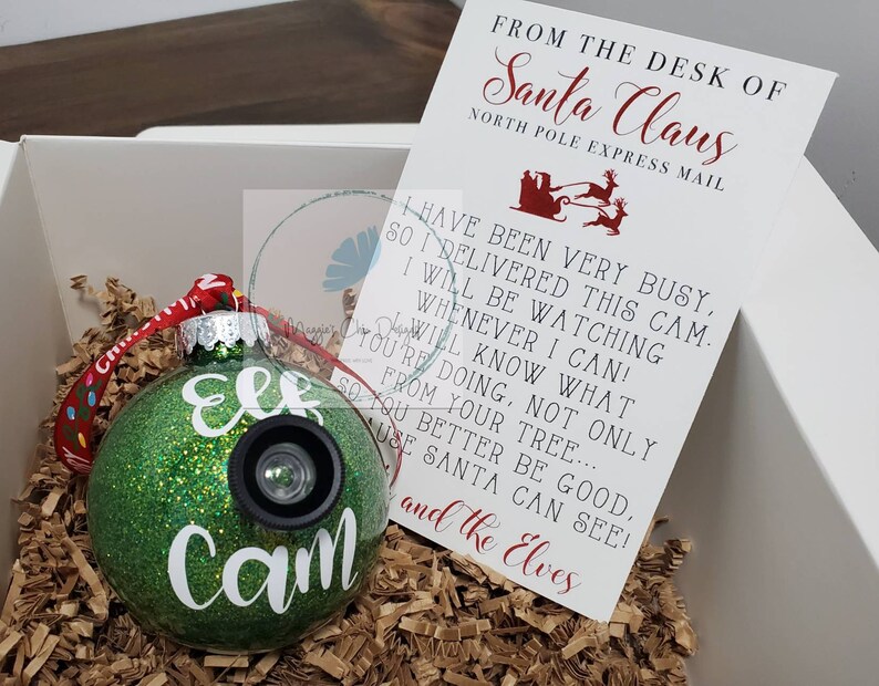 Santa Cam. Santa Cam or Elf Cam with Santa Note. Christmas | Etsy