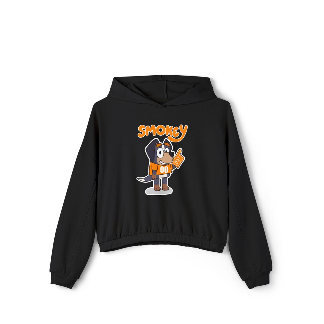 Women's Cinched Bottom Hoodie Bluey Style Smokey Tennessee UT Vols ...