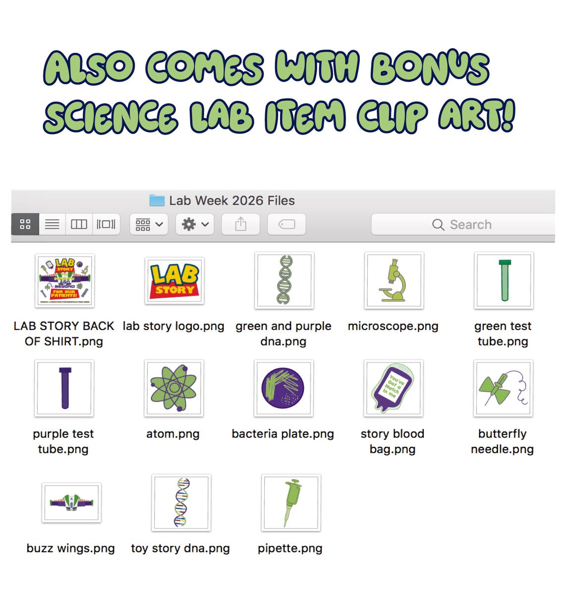 Medical Laboratory Professionals Lab Week Lab Story Theme Clipart Pack ...