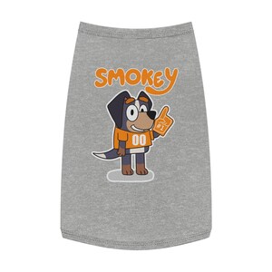 Pet Tank Top Bluey Style Art Version of Smokey Dog - Etsy