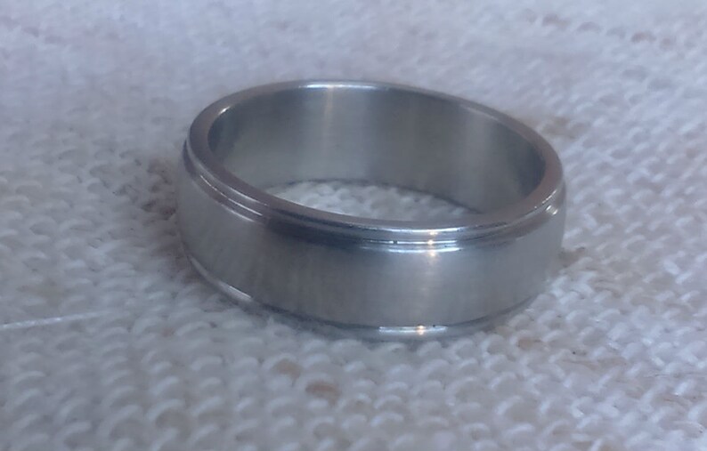 Tumbled Recycled Steel Rings - Etsy UK